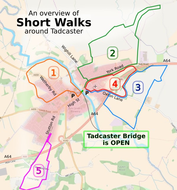 WaW in Tadcaster - Rudgate and Newton Kyme, a walking route